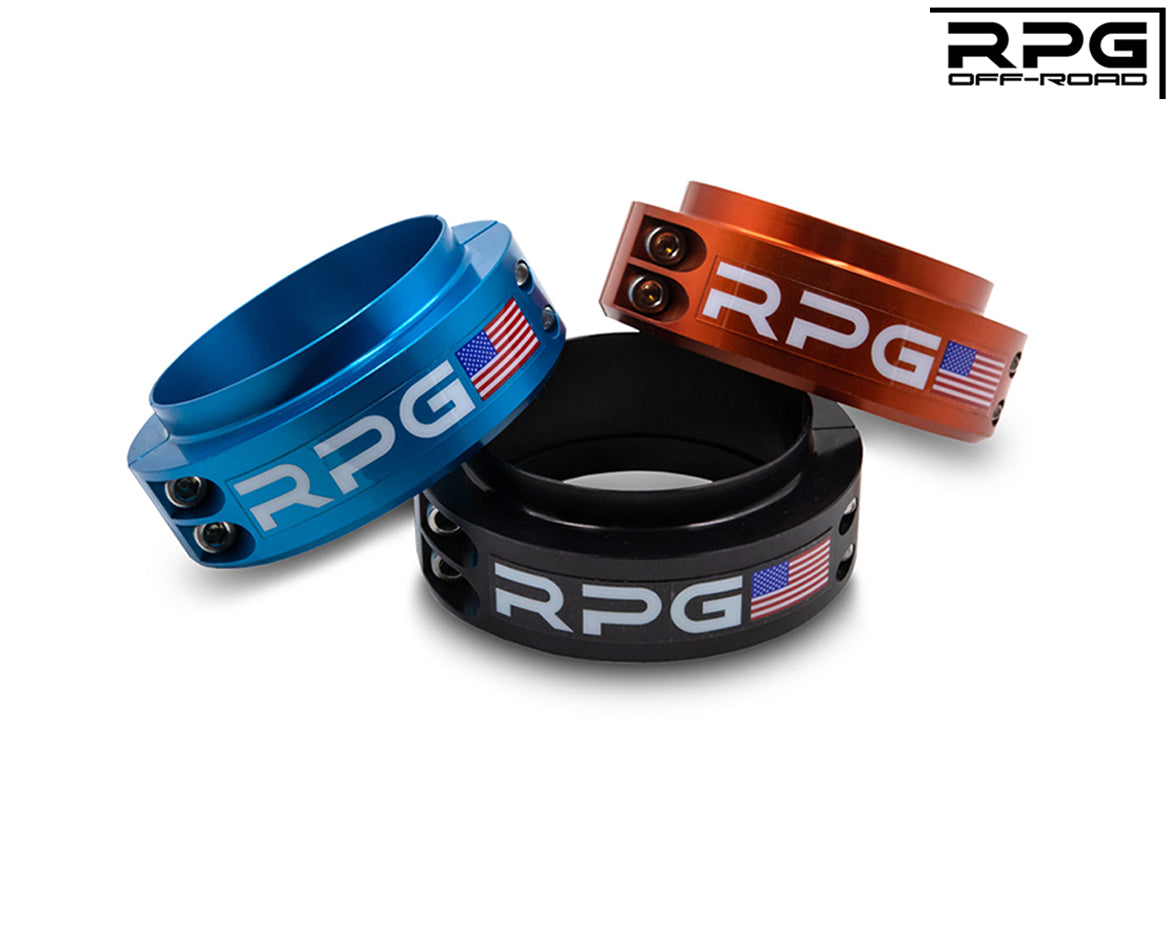 RPG 2.25” 17-20 Ford Raptor Spring Perch Collar Kit – Angry Pumpkin Offroad